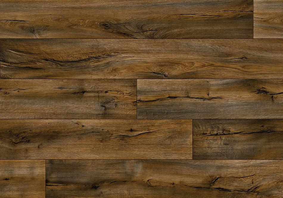 Pecan Wood Look Vinyl Sheet Floor - Beauflor - Twenty & Oak